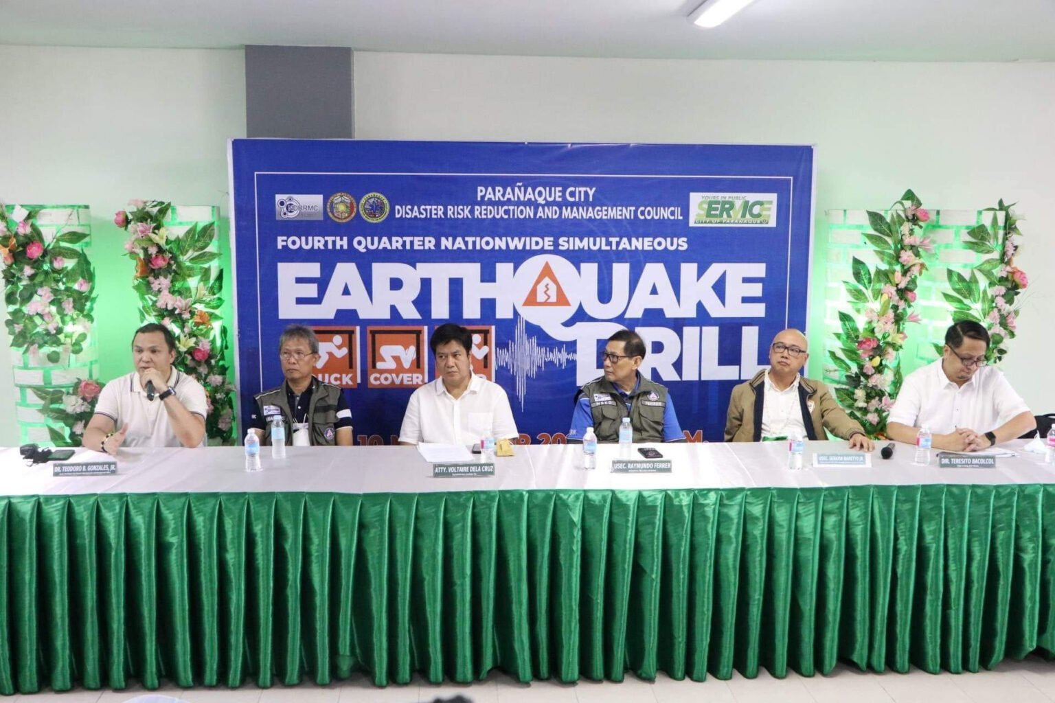 4th quarter nationwide simultaneous earthquake drill (NSED)