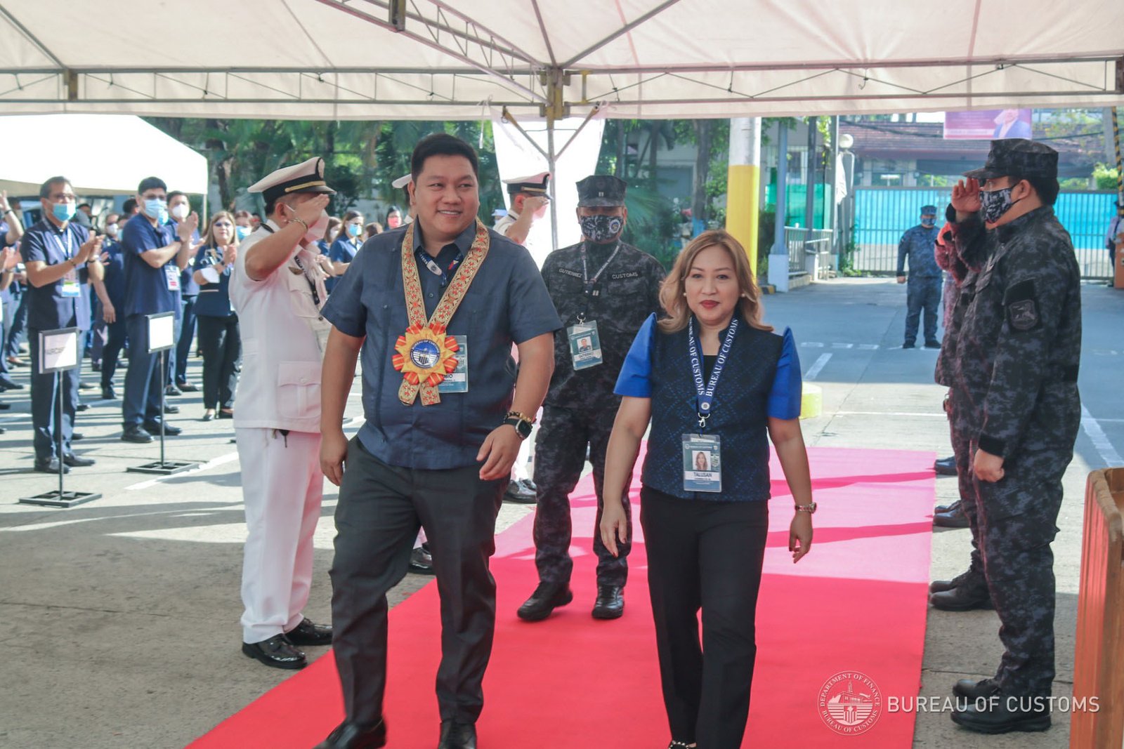 Customs Commissioner conducts Port Inspections in NAIA and Subic